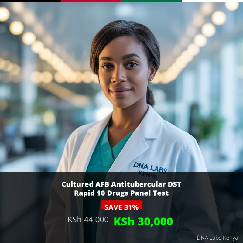 Cultured AFB Antitubercular DST Rapid 10 Drugs Panel Test - 30000 KSh ...