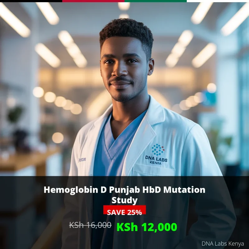 Hemoglobin D Punjab HbD Mutation Study - KSh 16,000 in Kenya