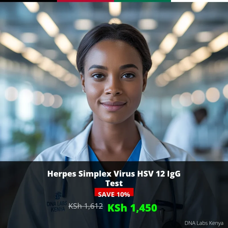 Herpes Simplex Virus HSV 12 IgG Test - Affordable KSh 1450 in Kenya