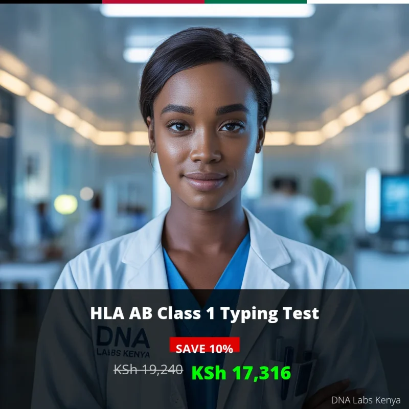HLA AB Class 1 Typing Test in Kenya - KSh 19,240 | DNA Labs Kenya