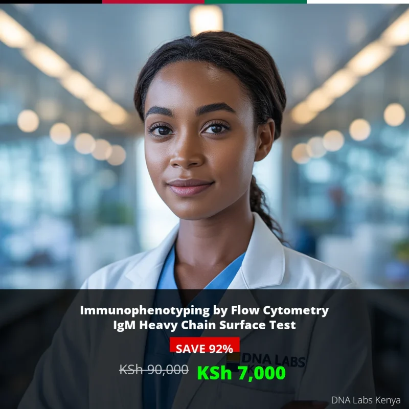 Immunophenotyping by Flow Cytometry IgM Heavy Chain Surface Test - KSh ...