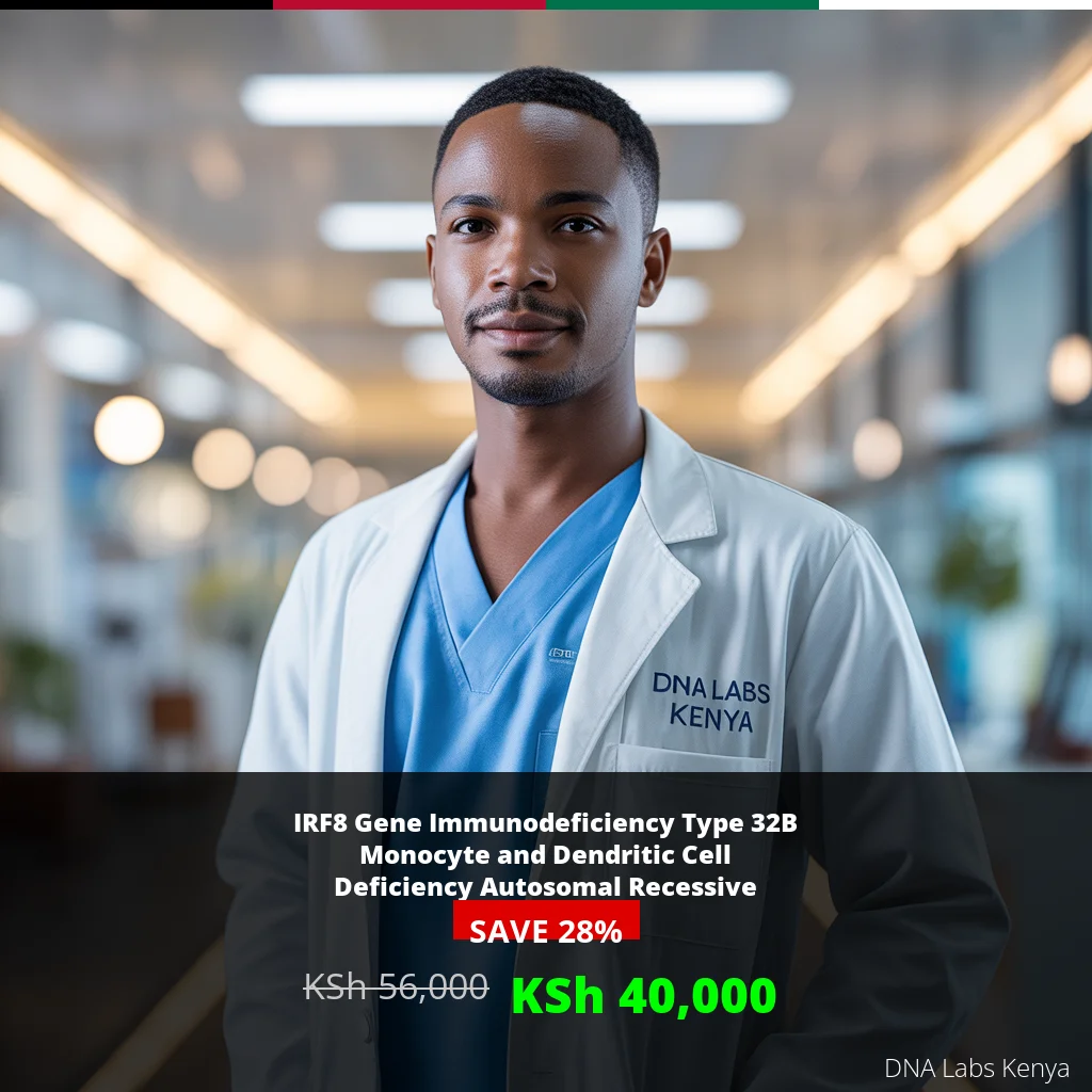 IRF8 Gene Immunodeficiency Type 32B Genetic DNA Test - KSh 40,000 in Kenya